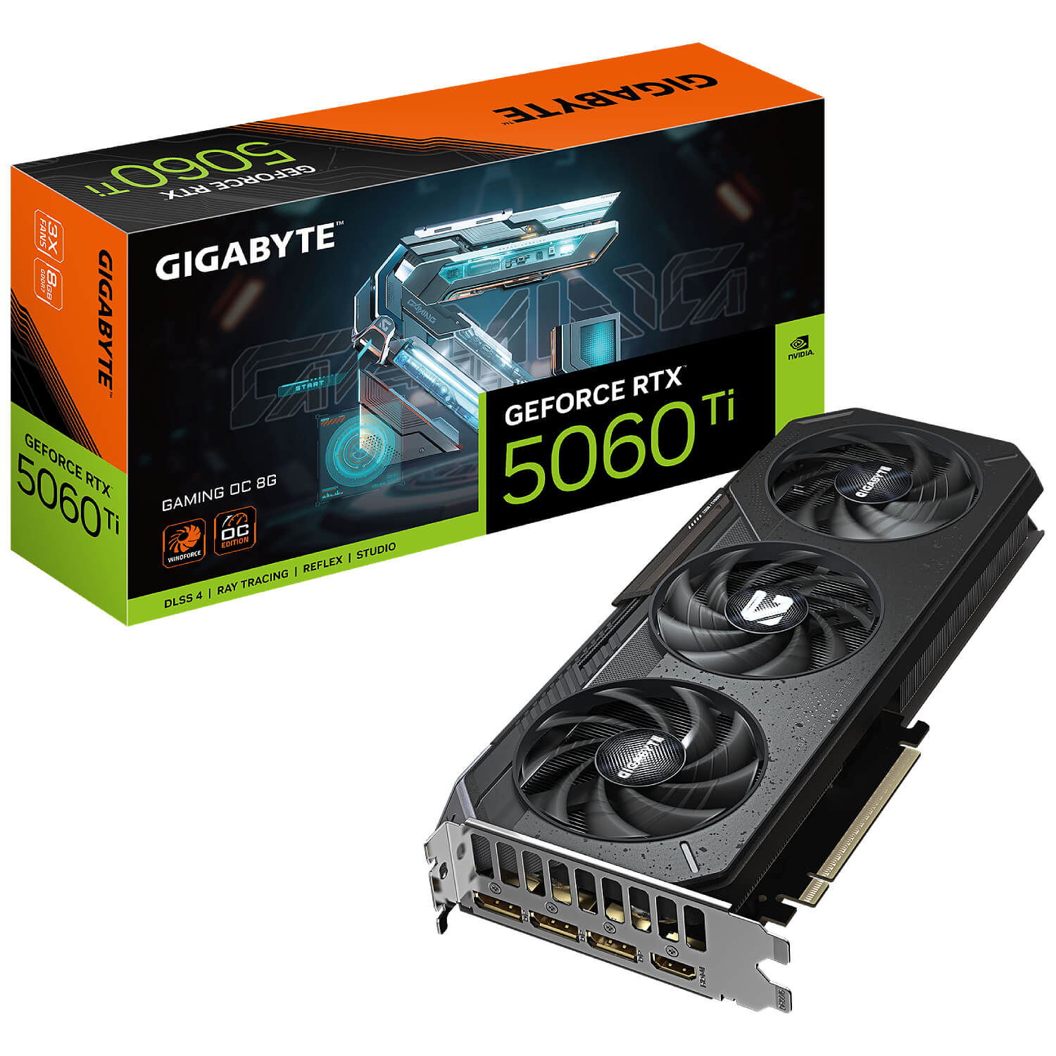 Gigabyte GeForce RTX 5060 Ti GAMING GV-N506TGAMING OC-8GD – Cryptech