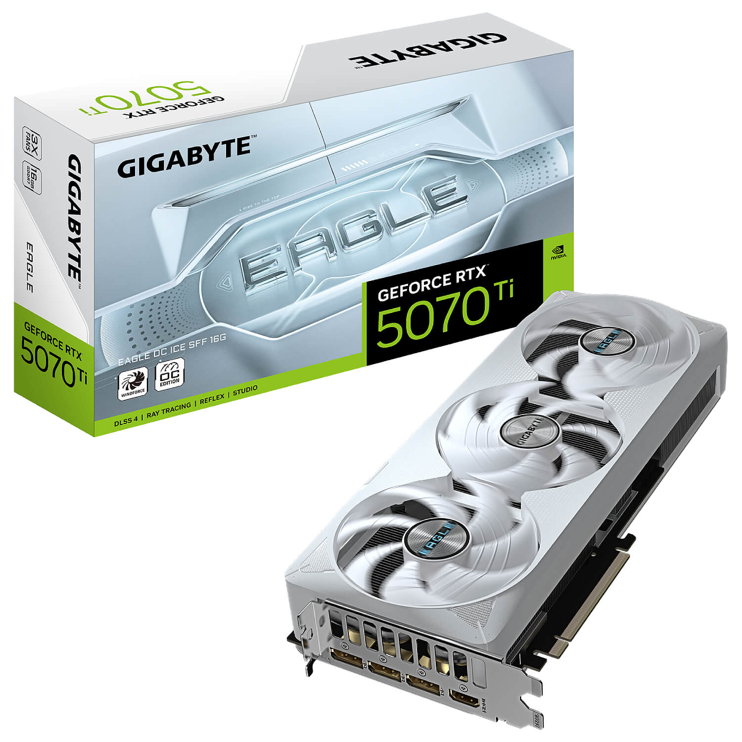 Gigabyte GeForce RTX 5070 Ti EAGLE OC ICE SFF 16G – Cryptech