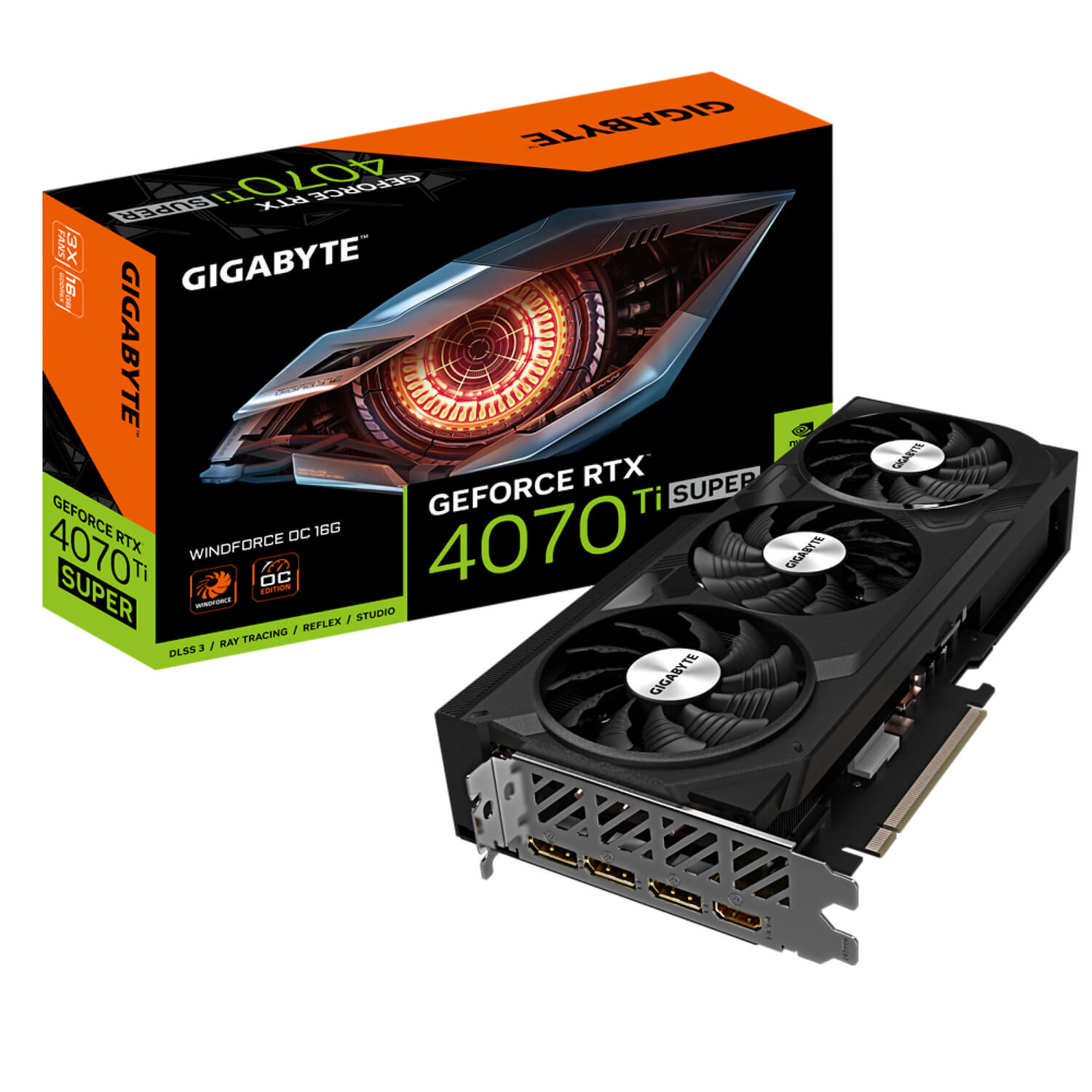 Gigabyte RTX 4070Ti SUPER GV-N407TSWF3OC-16GD – Cryptech
