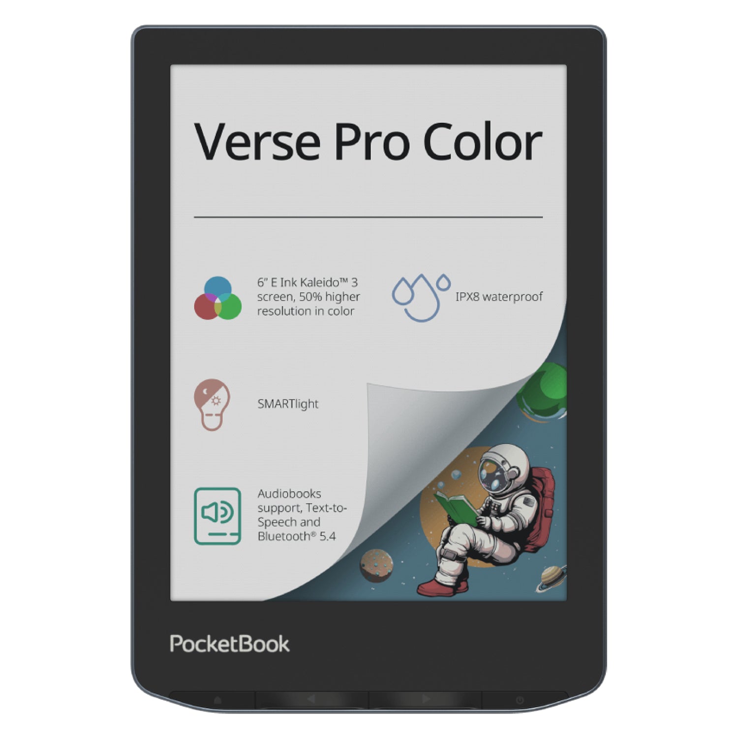 PocketBook 6" Verse Pro Color - Stormy Sea – Cryptech