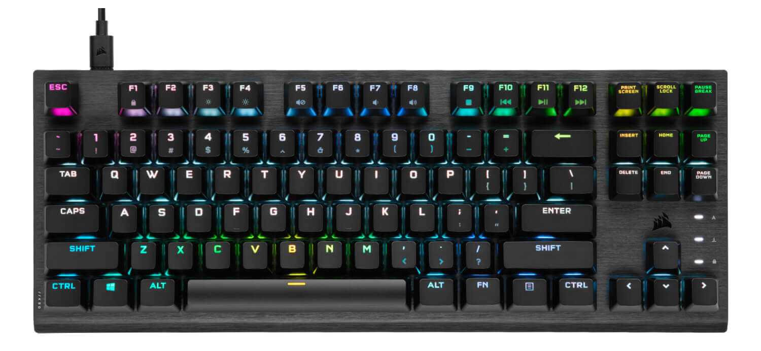 Corsair K60 PRO TKL RGB Optical-Mechanical Gaming Keyboard – Cryptech