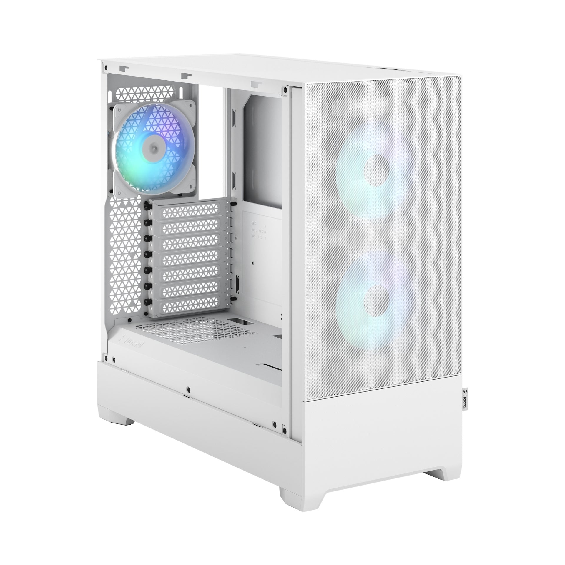 FRACTAL DESIGN POP AIR RGB WHITE TG CLEAR TINT – Cryptech