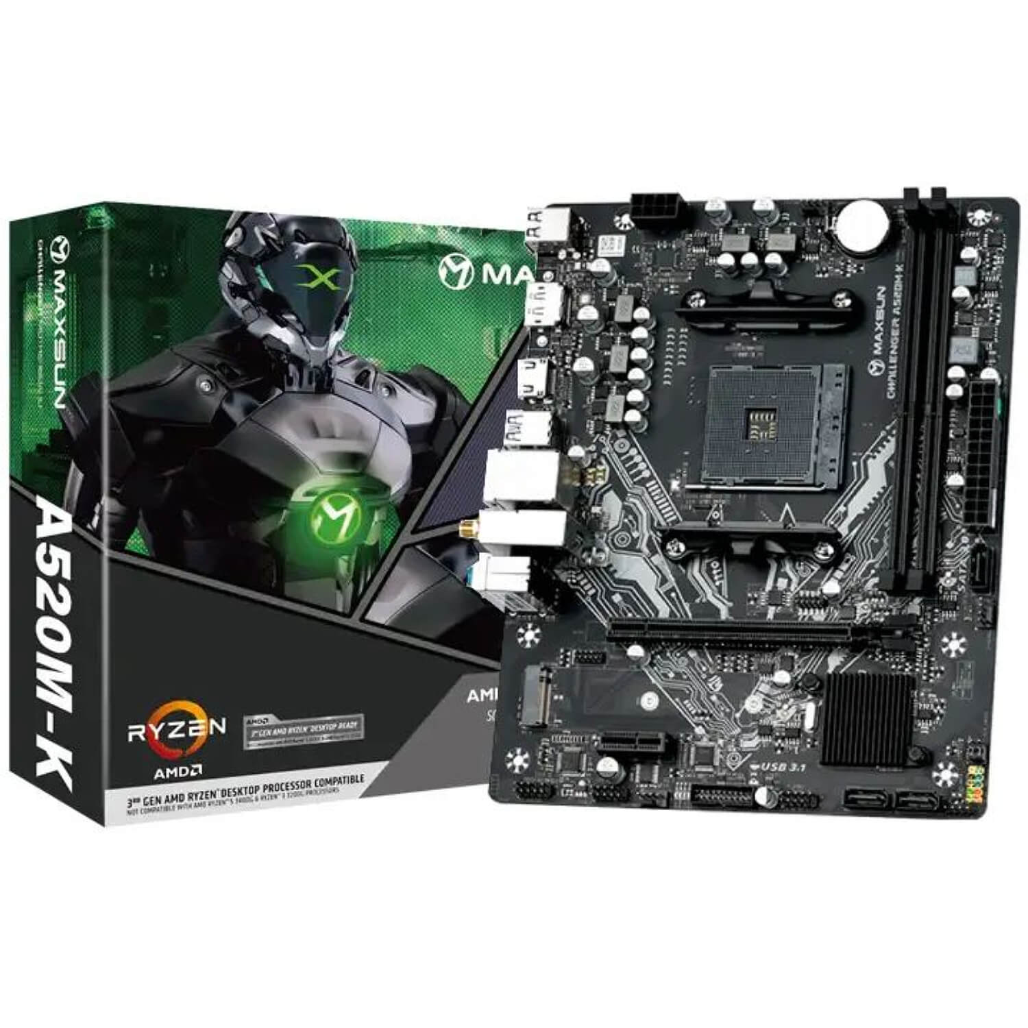 MAXSUN Challenger A520M-K WIFI – Cryptech