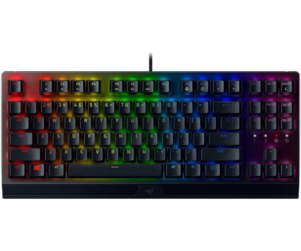מקלדת גיימינג Razer BlackWidow v3 TKL Wired RGB Green Switches – Cryptech
